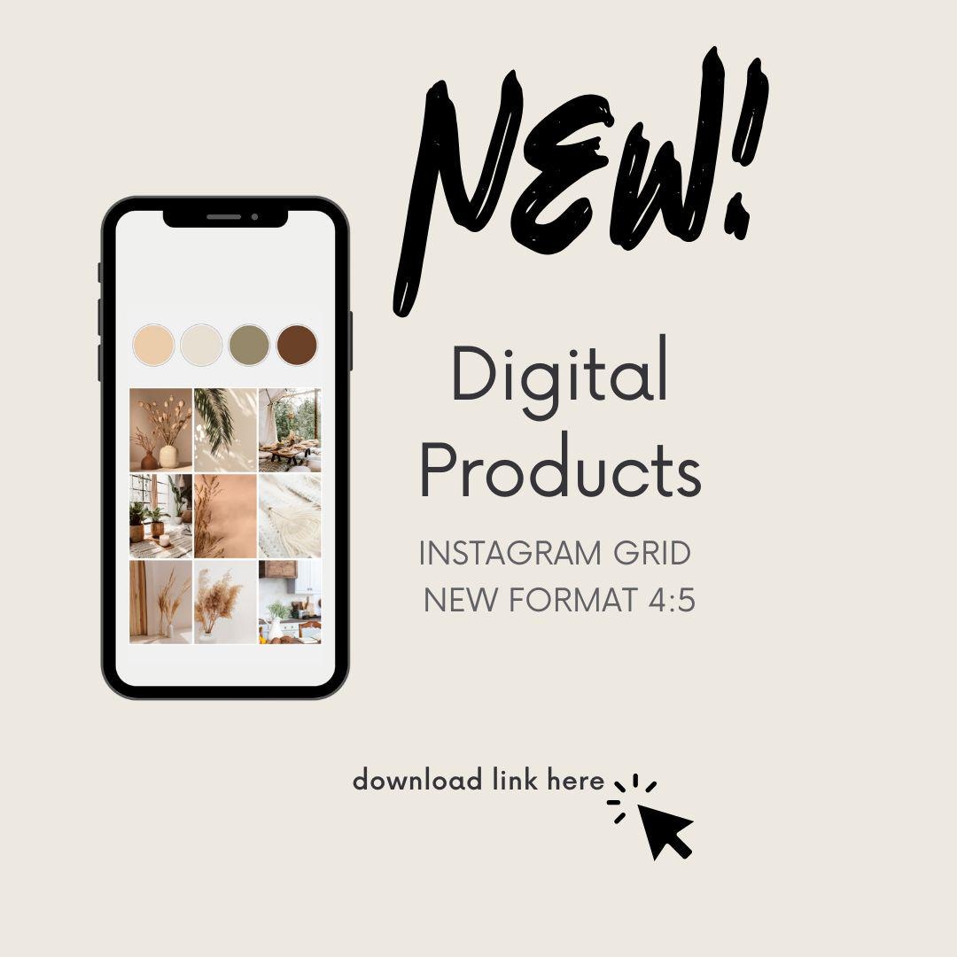 NEW!! 2025 Digital Product Mockup for Instagram – 4:5 Format for ...