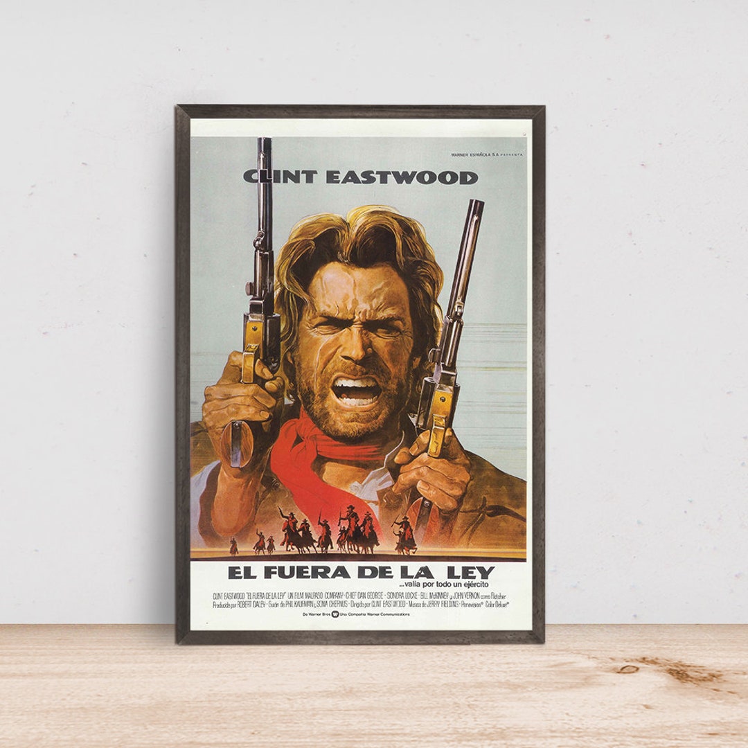 The Outlaw Josey Wales Movie Poster, Room Decor, Home Decor, Art Poster ...