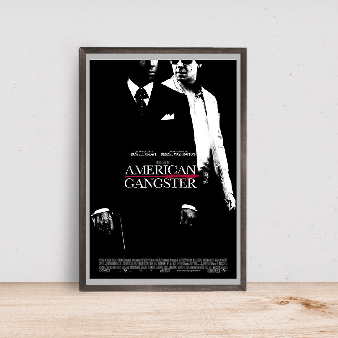 American Gangster Movie Poster, Room Decor, Home Decor, Art Poster for ...