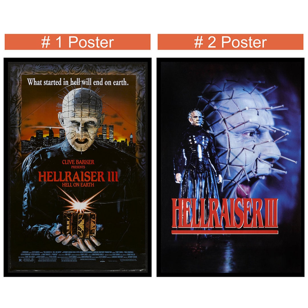 Hellraiser 3 Movie Poster Room Decor Home Decor Art Poster - Etsy