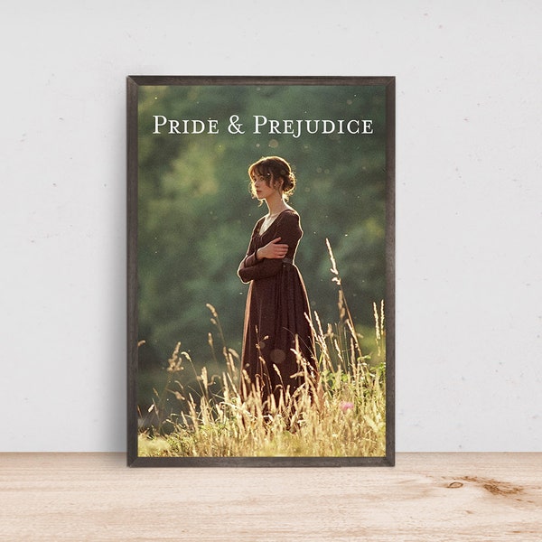 Pride and Prejudice Poster - Etsy