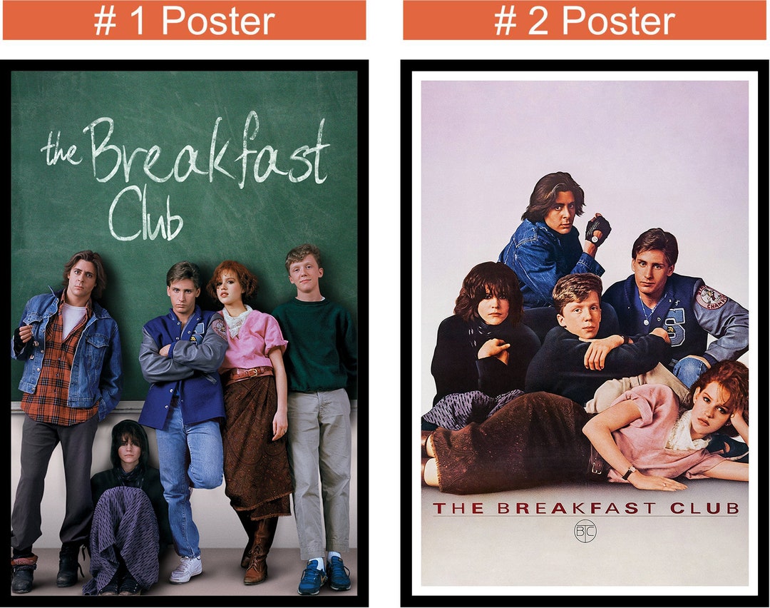 The Breakfast Club Movie Poster Room Decor Home Decor Art - Etsy