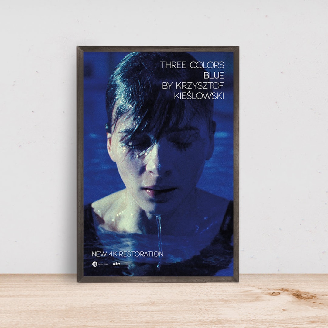 Three Colors Blue Movie Poster, Room Decor, Home Decor, Art Poster for ...