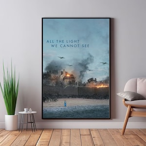 All the Light We Cannot See Movie Poster Room Decor Wall Art Canvas ...