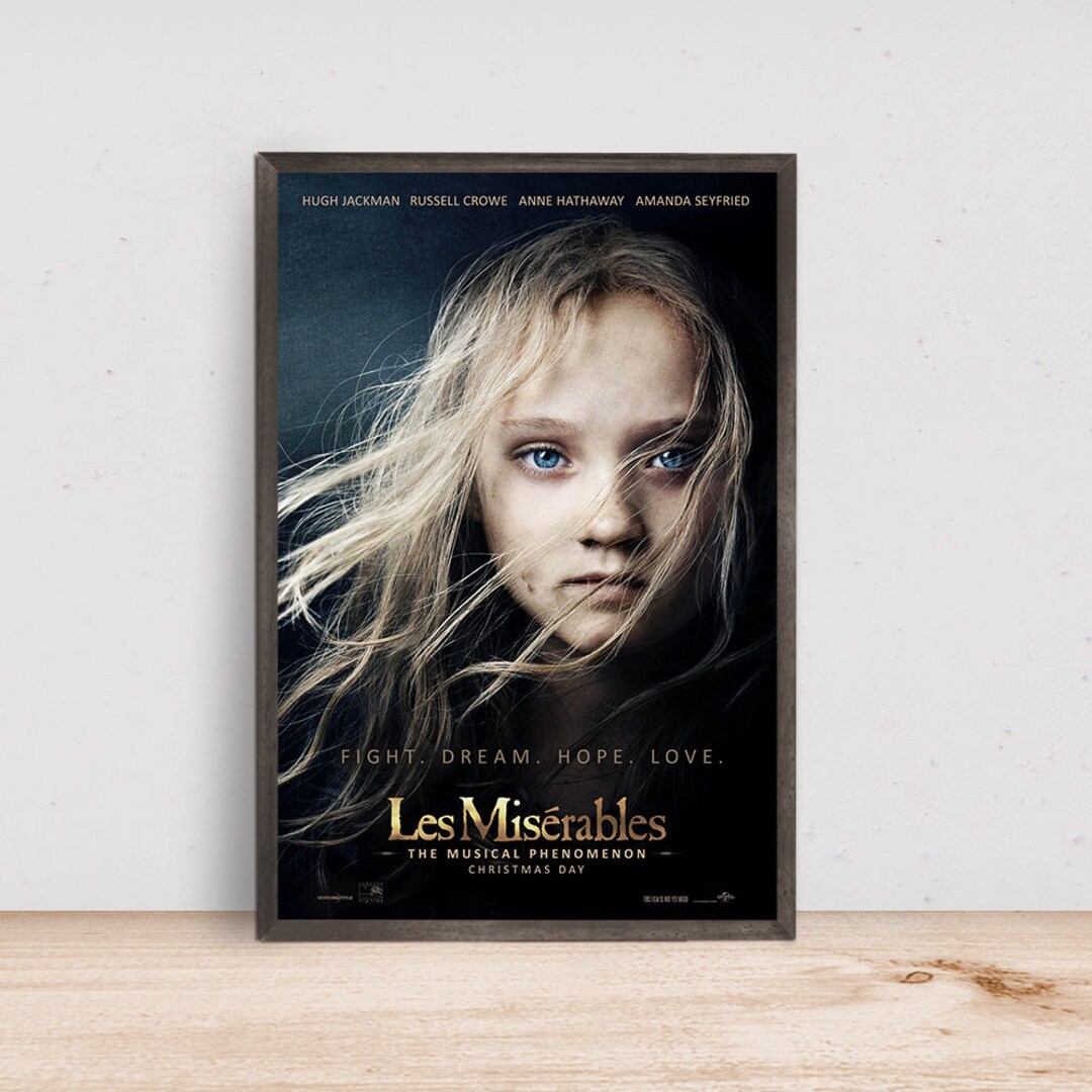 Les Misérables Movie Poster, Room Decor, Home Decor, Art Poster for ...