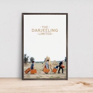 The Darjeeling Limited Movie Poster, Home Decor, Art Poster for ...