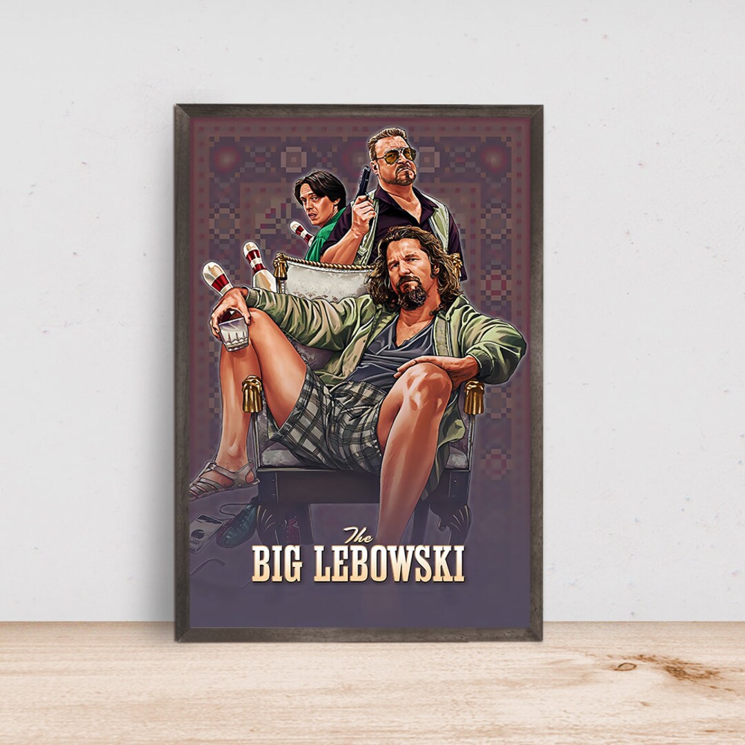 The Big Lebowski Movie Poster, Room Decor, Home Decor, Art Poster for ...
