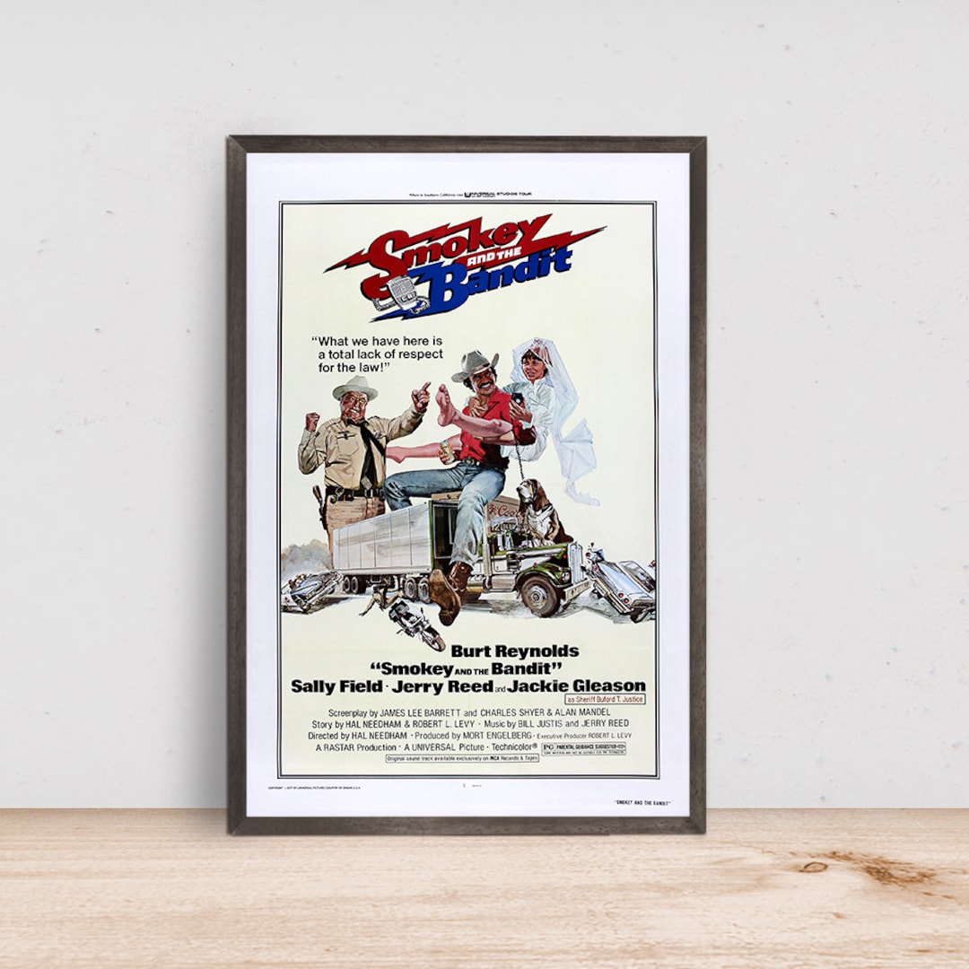 Smokey and the Bandit Movie Poster, Room Decor, Home Decor, Art Poster ...