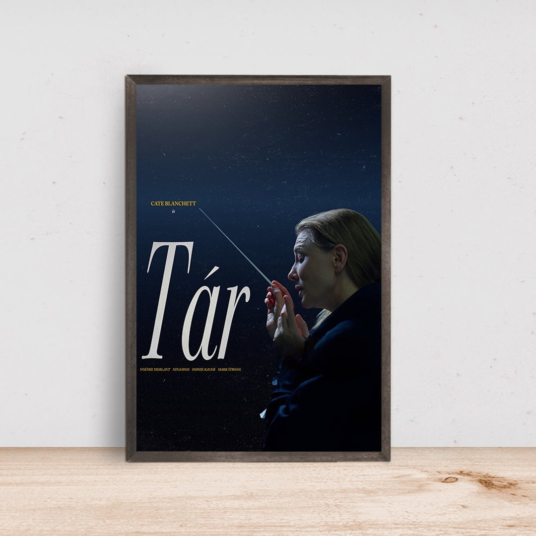 Tár Movie Poster Tar Movie Wall Art Cate Blanchett Classic - Etsy