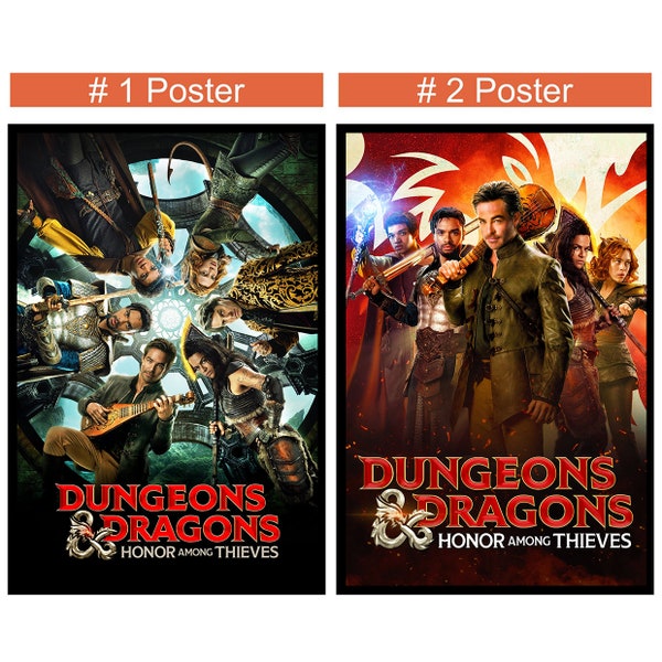 Dungeons and Dragons Movie Poster - Etsy