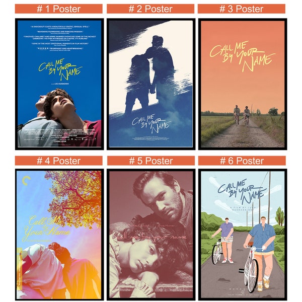 Call Me by Your Name Poster - Etsy