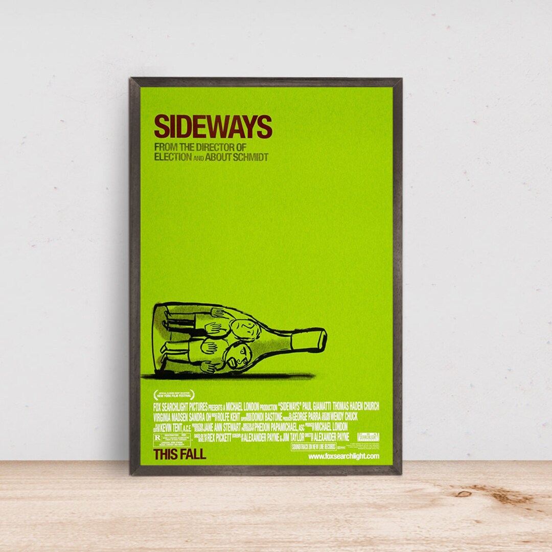 SIDEWAYS Movie Poster, Room Decor, Home Decor, Art Poster for Gift - Etsy