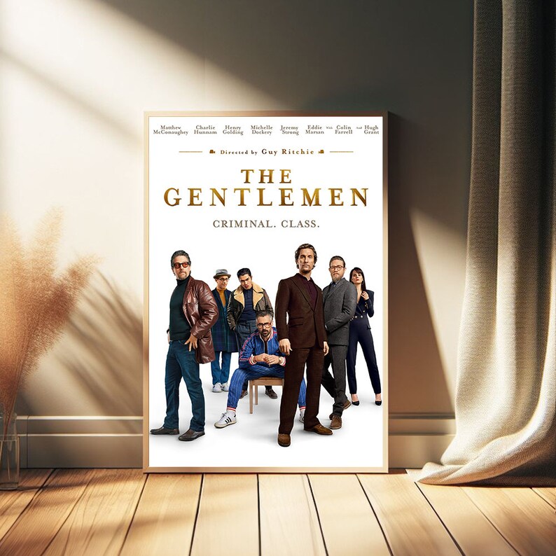 The Gentlemen Movie Poster Home Decor Art Poster for - Etsy