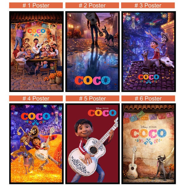 Coco Movie Poster - Etsy