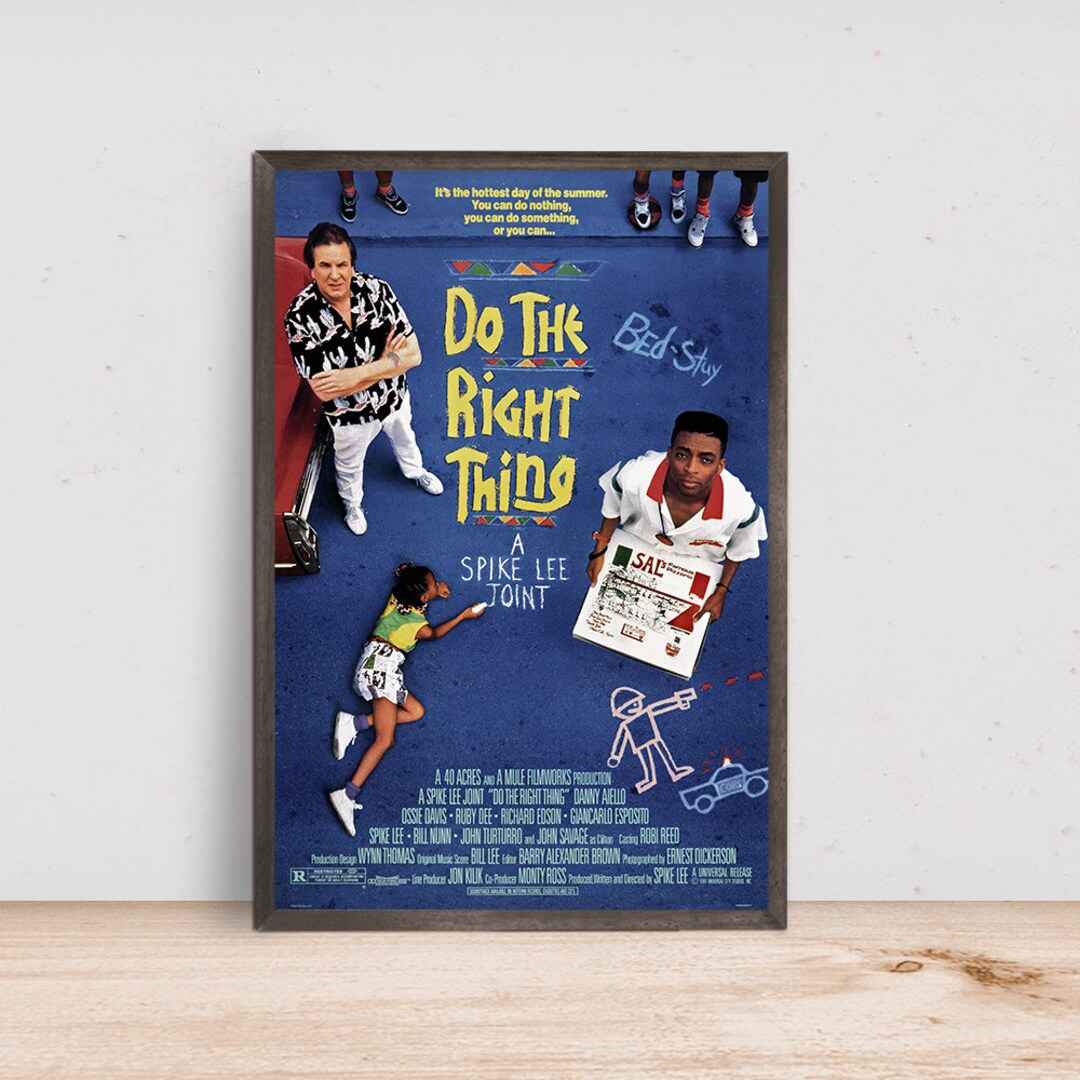 Do the Right Thing Movie Poster, Room Decor, Home Decor, Art Poster for ...