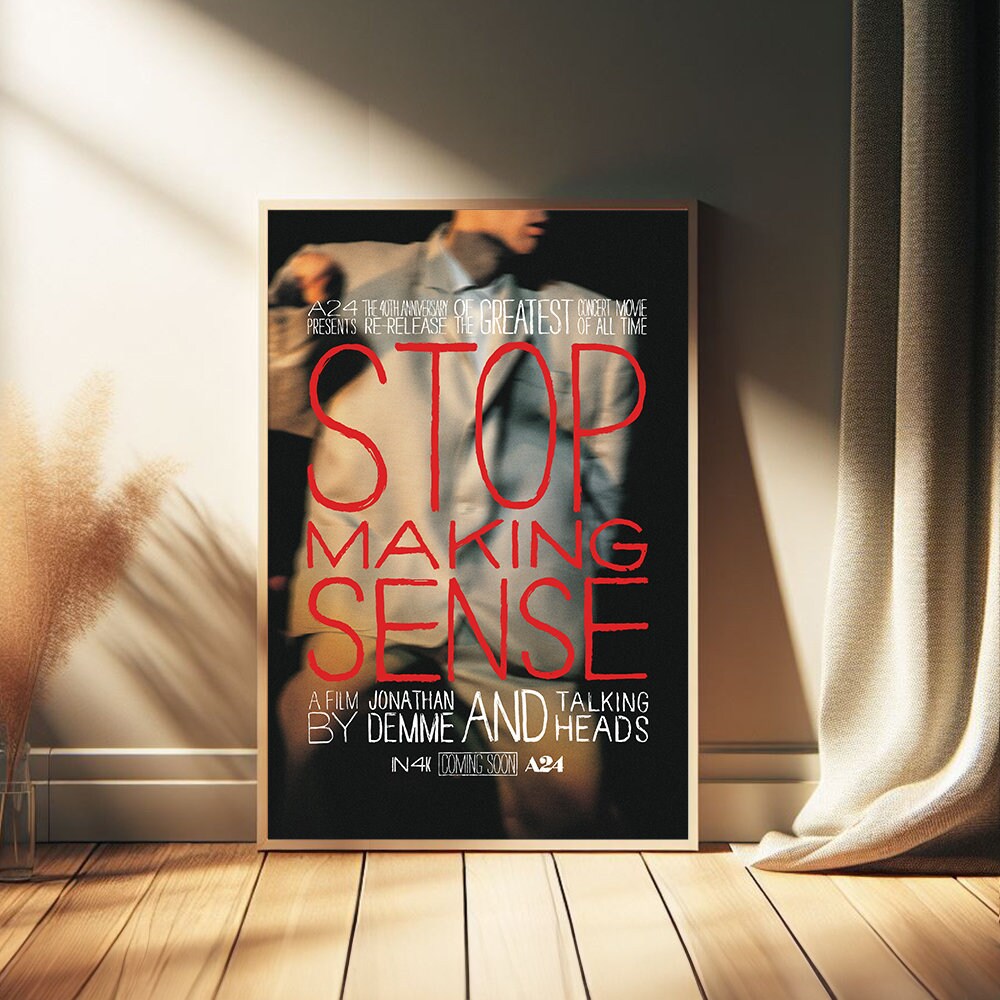 Stop Making Sense Movie Poster, Room Decor, Home Decor sold by Lackey ...