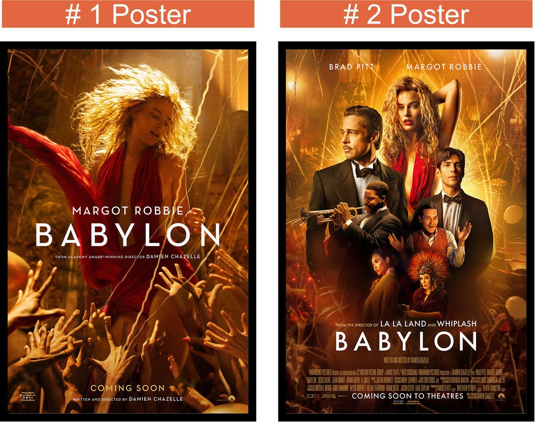 Babylon Movie Poster 2022 Film Room Decor Wall Art Silk - Etsy