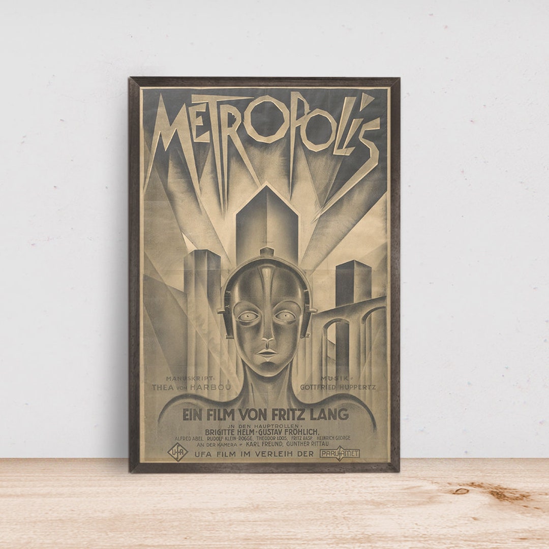 Metropolis Movie Poster, Room Decor, Home Decor, Art Poster for Gift - Etsy