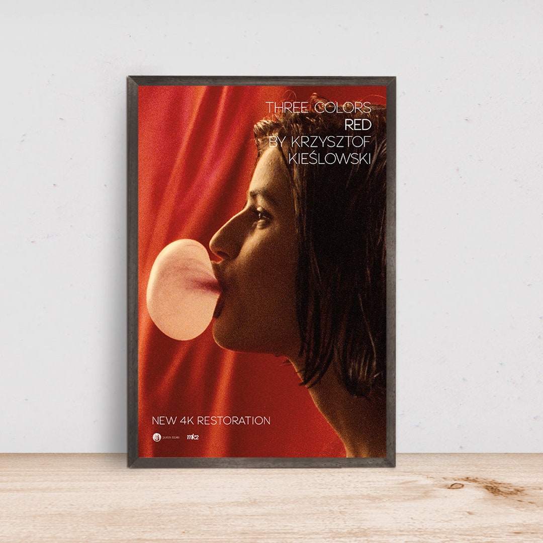 Three Colors Red Movie Poster, Room Decor, Home Decor, Art Poster for ...