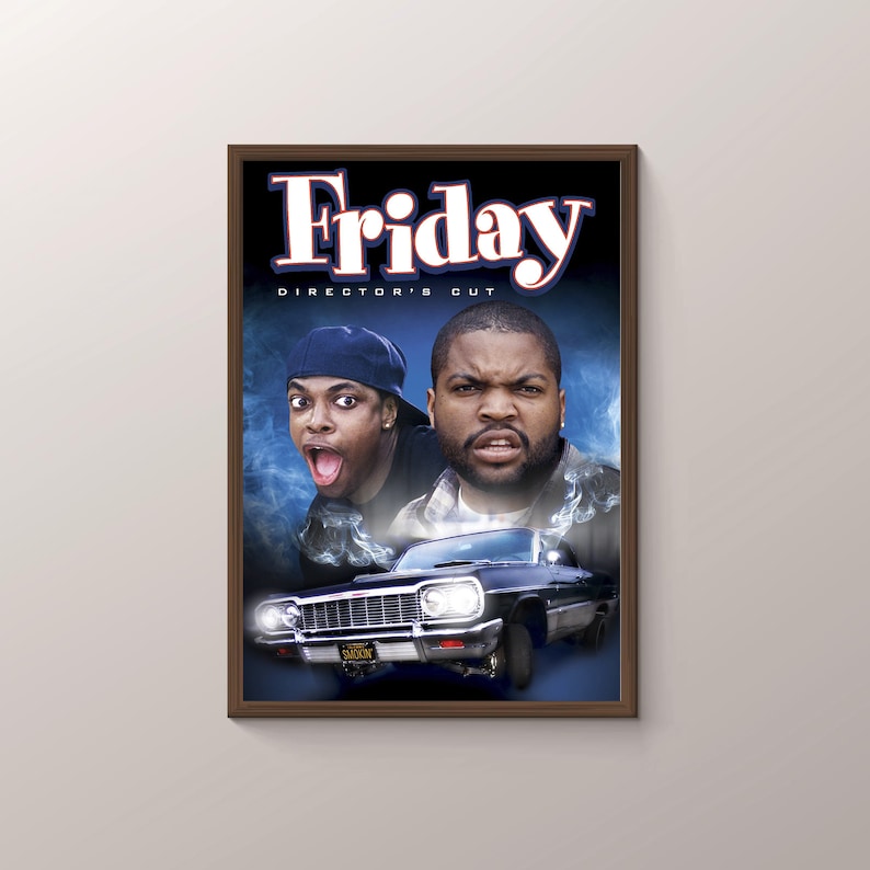 Friday Movie Poster Classic Film-poster Gift Room Decor Wall - Etsy