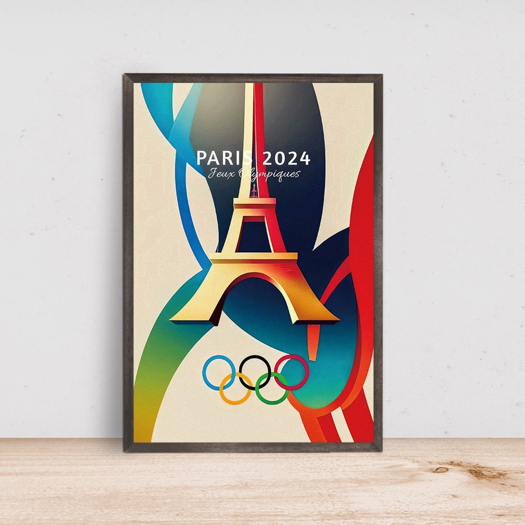 Paris 2024 Olympic and Paralympic Games Poster Room Decor Wall Art ...
