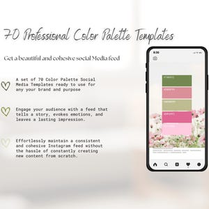 70 Color Palette Templates: Graphic Design Color Inspiration (digital ...