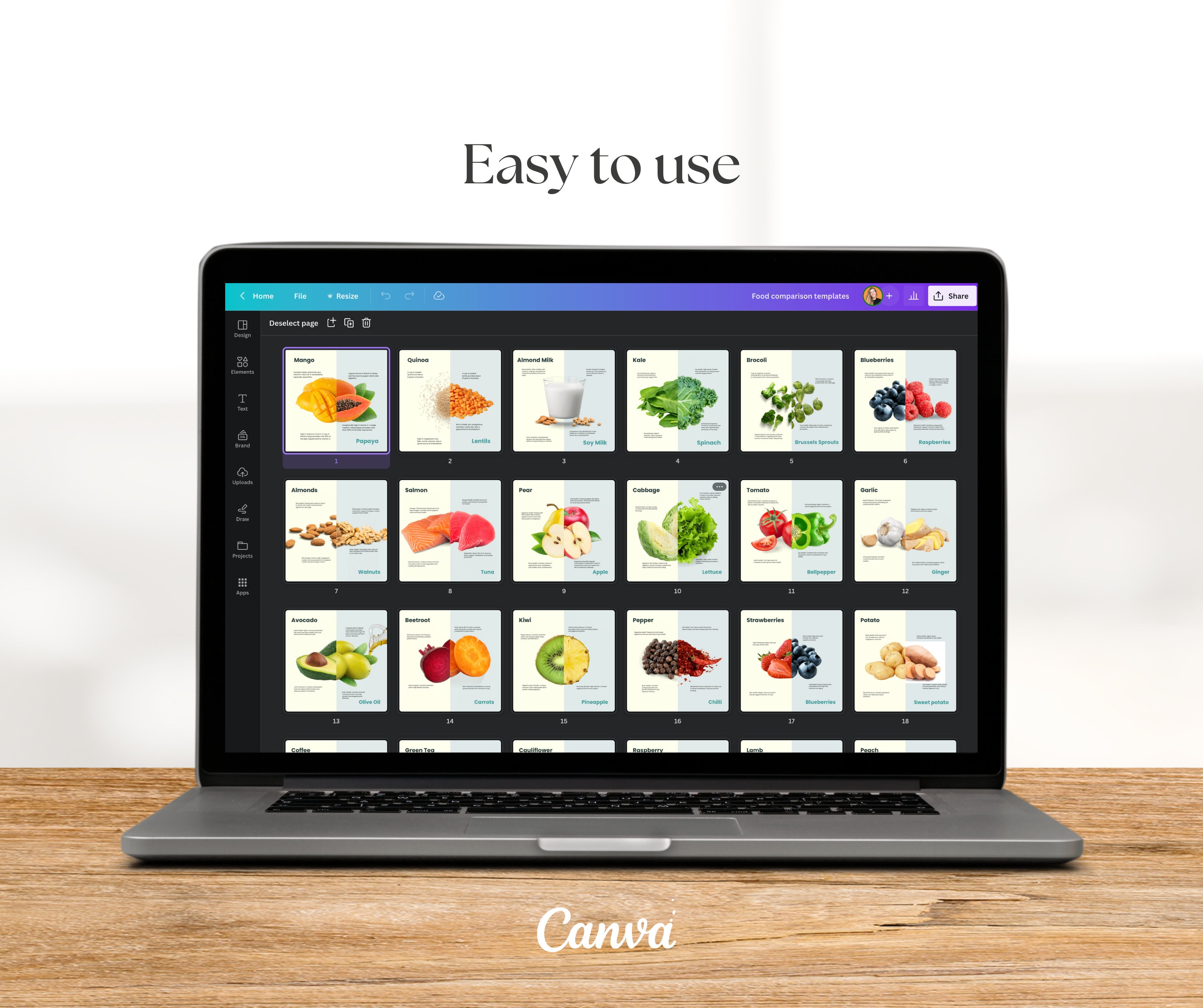 Ingredient Comparison Templates | Bloggers, Foodies, Fitness, Nutrition ...