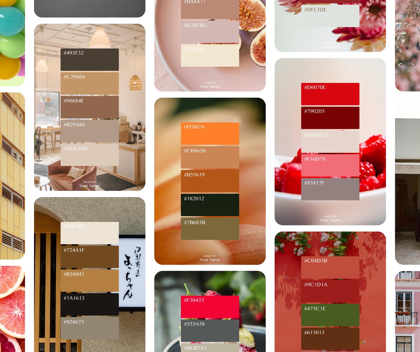 70 Color Palette Templates: Graphic Design Color Inspiration (digital ...
