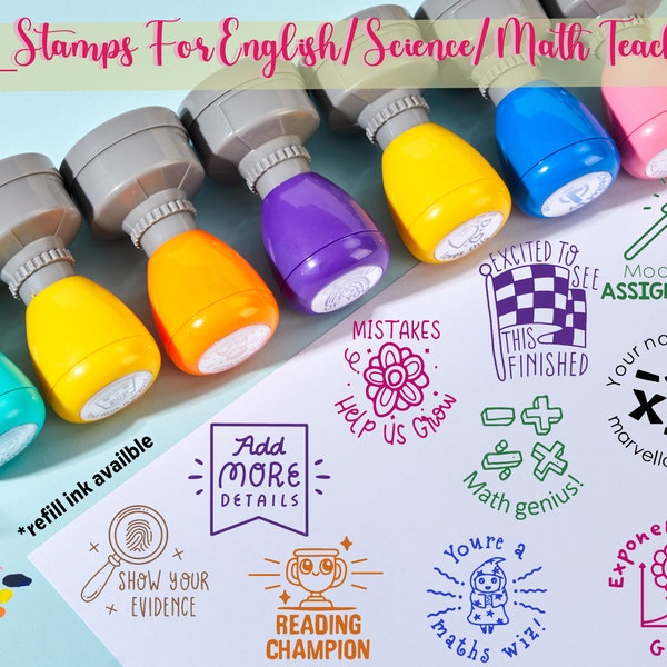 Math Stamps - Etsy