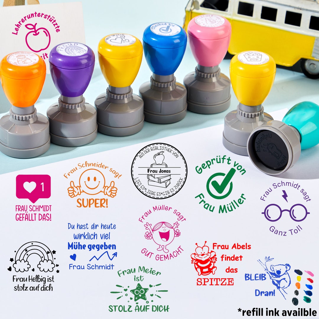 Personalisiert Stempel Lehrer Geht.Das Lehrerstempel Prima Lehrer ...