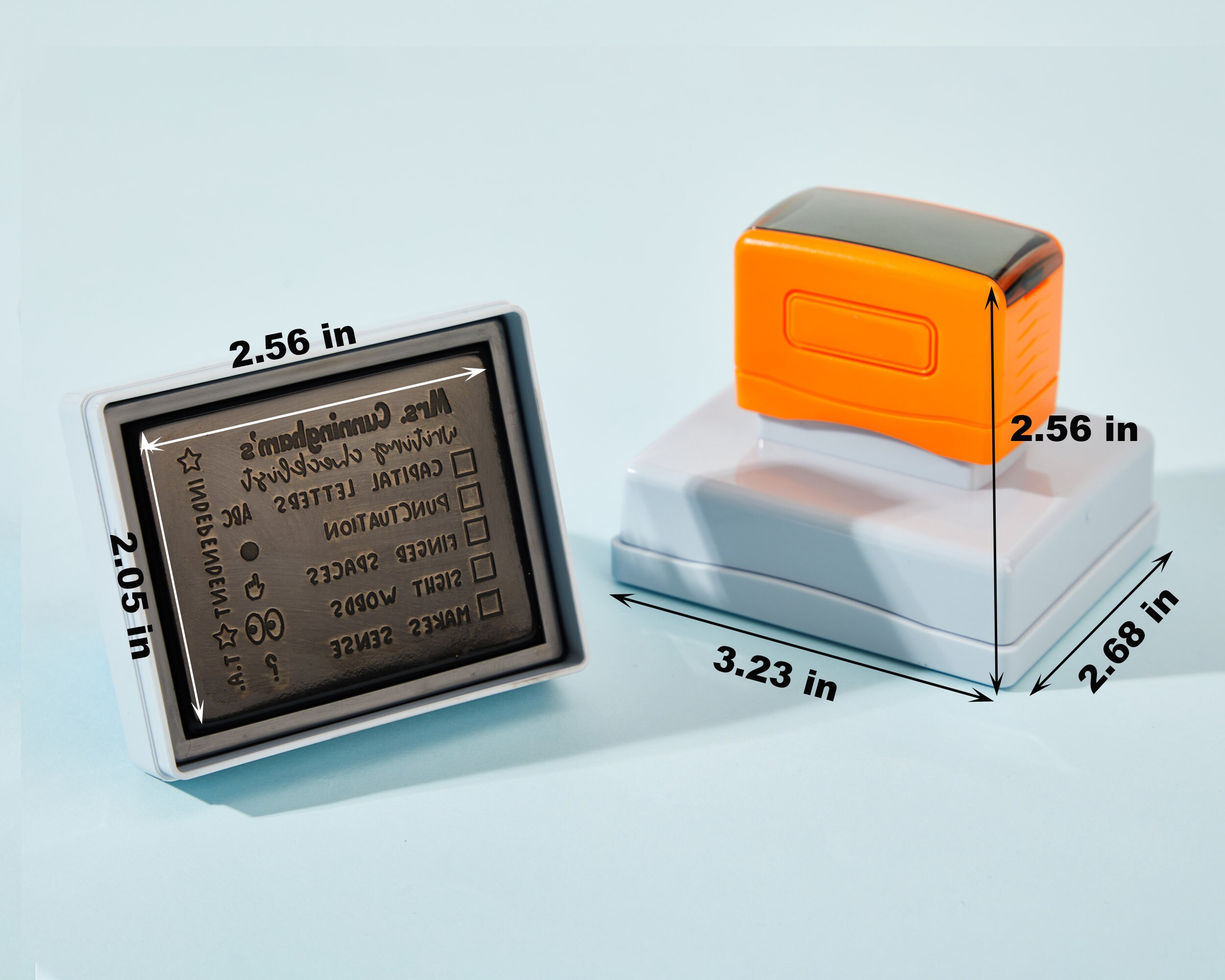 Personalized Stamps Checklist Teacher Stamps Self Inking - Etsy