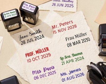 Custom Name Stamps,teacher Stamps,personalized Name Stamp,custom Name ...