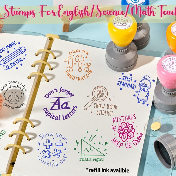 Math Stamps - Etsy