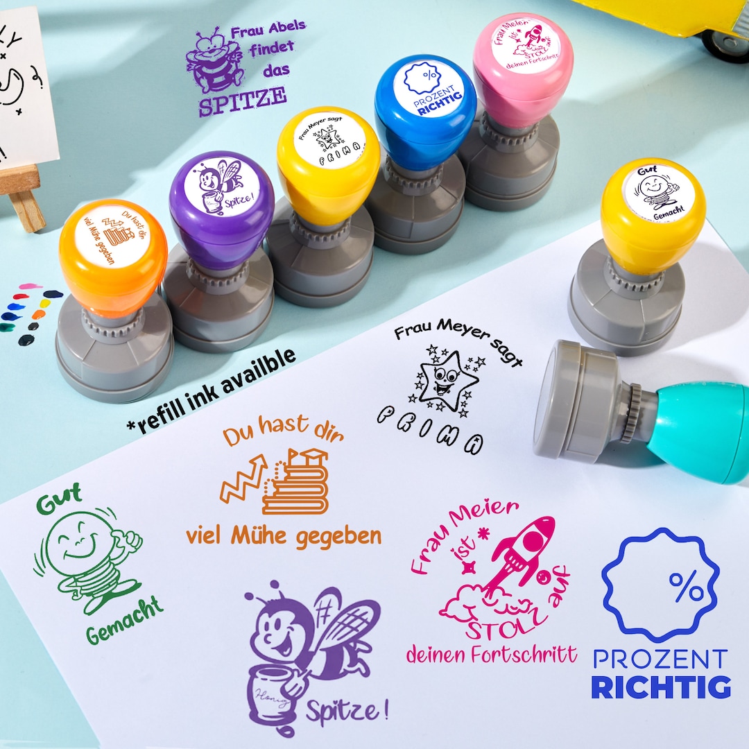 Personalisiert Stempel Lehrer Prima Lehrer Stempel Stolz Auf Dich Lehrerstempel Das Spitze ...