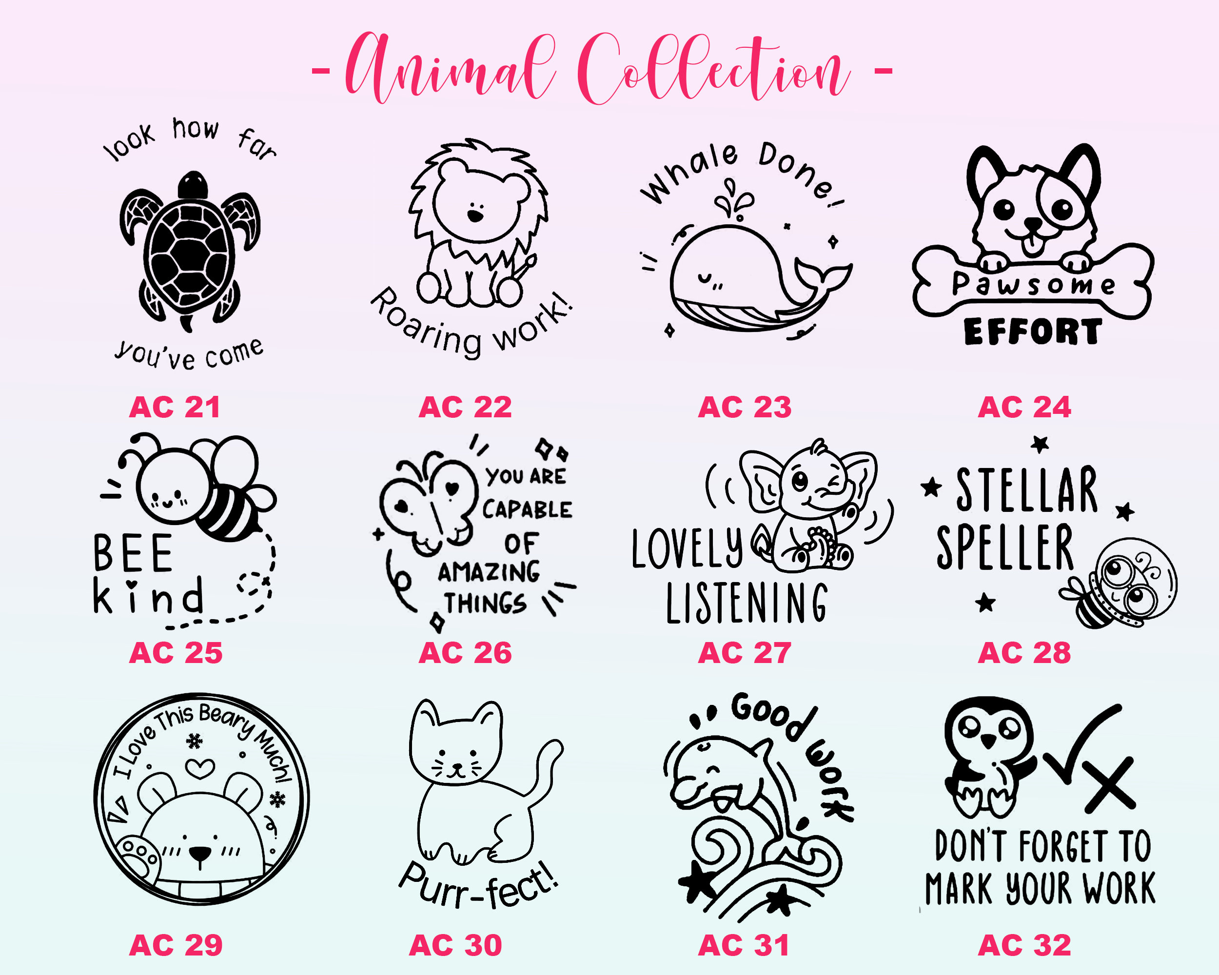 44 Custom Teacher Stamps for Science Teacher Self Inking Stamp - Etsy