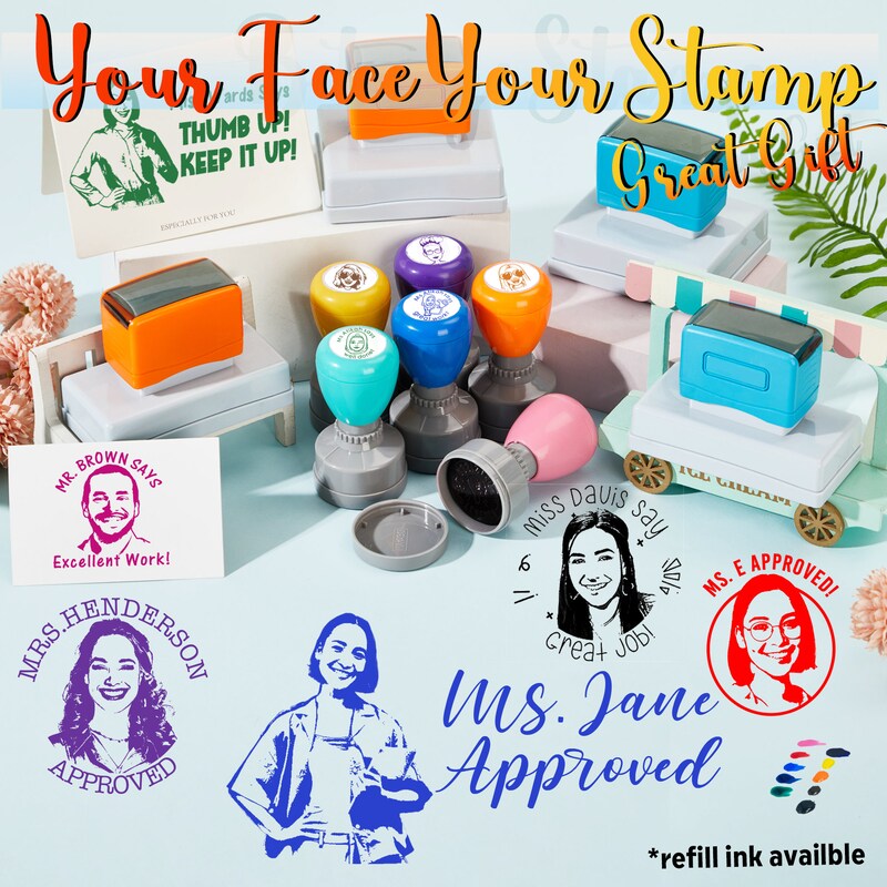 Custom Teacher Stamp - Etsy