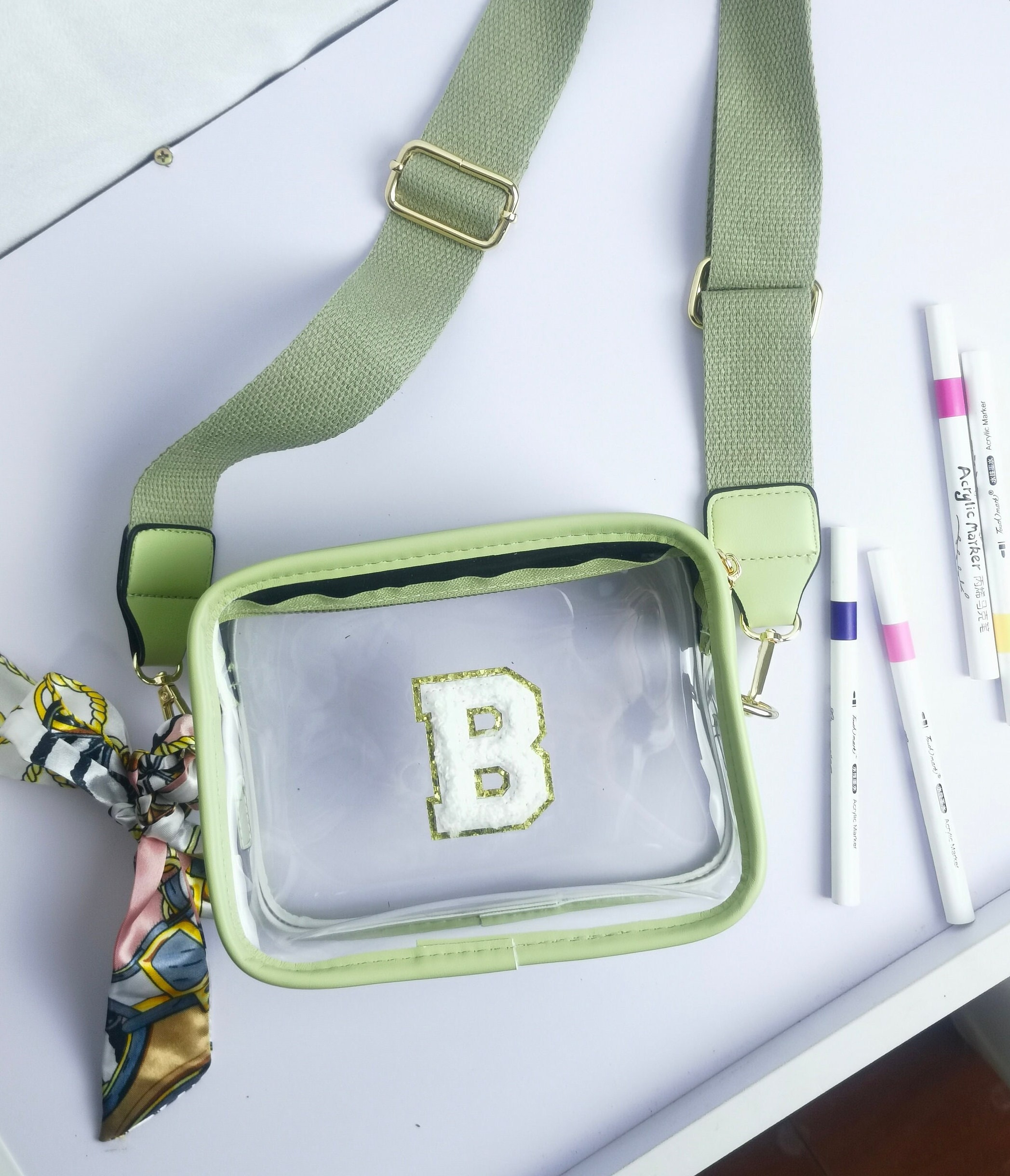 Stadium Bags Custom Clear Bag for Concert Purse Chenille - Etsy