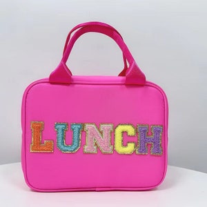 Personalized Nylon Lunch Box Diy Letter Customization Nylon - Etsy Canada