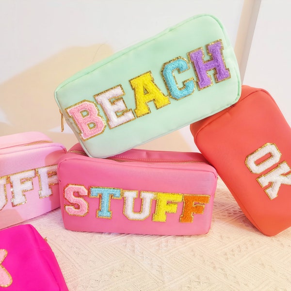 Preppy Cosmetic Bags - Etsy