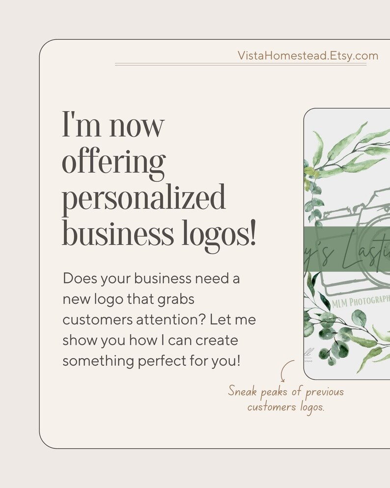 Personalized, Customizable, Business Logos - Etsy