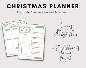 December Weekly Planner, Instant Download, Printable Planner, Goodnotes ...