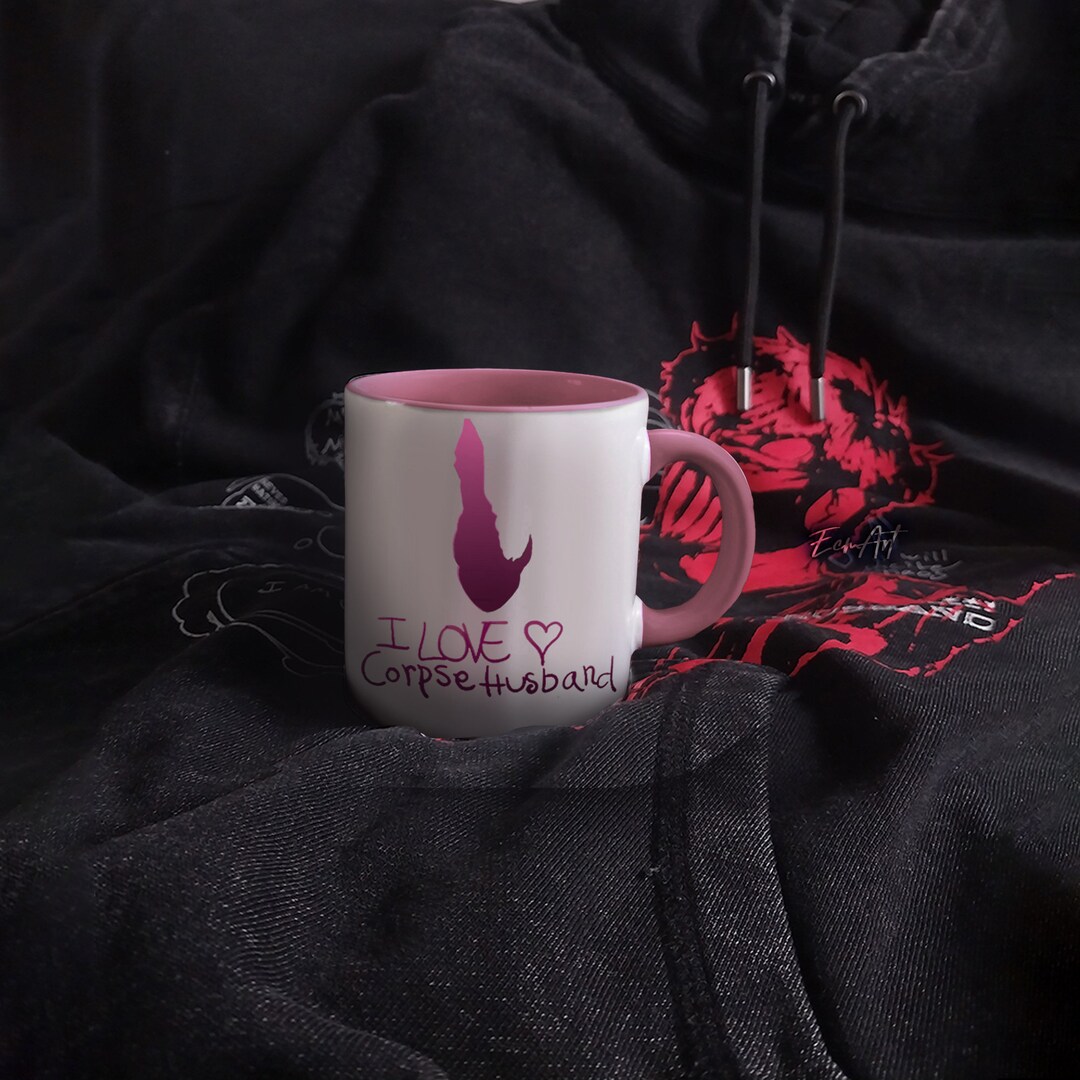 I Love Corpse Husband Pink & White Ceramic 11oz Coffee Mug 11oz - Etsy