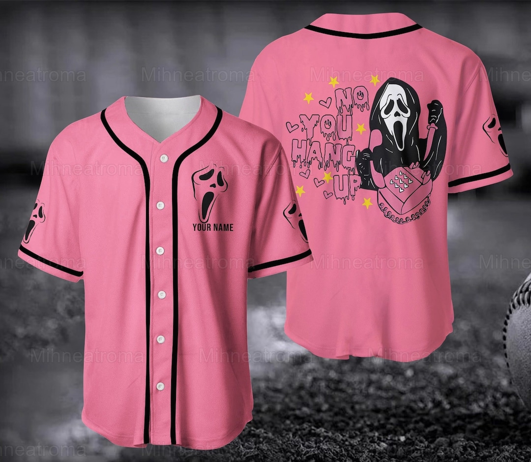 Custom Ghostface Jersey No You Hang up Baseball Jersey Shirt - Etsy