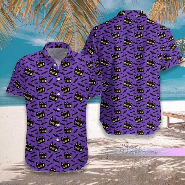 Mens Halloween Button up Shirt - Etsy