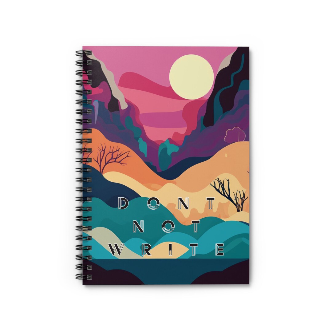 ALX Digital Art Spiral Notebook Ruled Line - Etsy