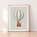 Digital Download - Cute Balloon Animals Kids Poster - Printable Digital ...