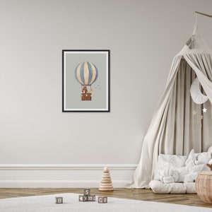 Digital Download - Cute Balloon Animals Kids Poster - Printable Digital ...