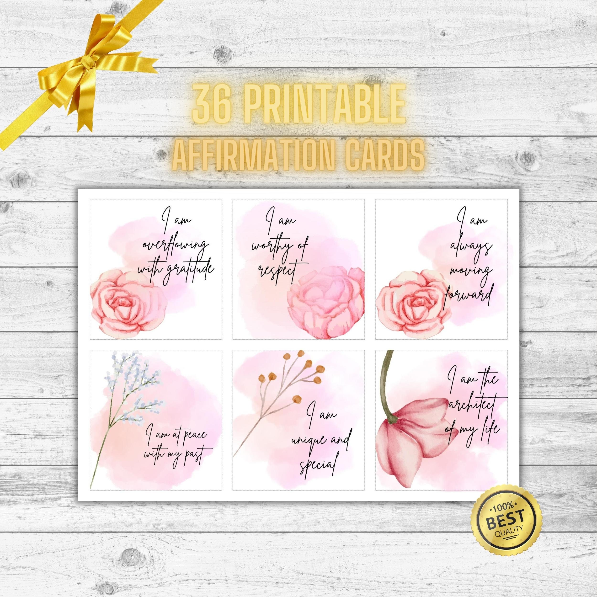 Affirmations for Self-love and Empowerment: 36 Powerful Affirmations - Etsy