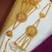 A Pair of Elegant Gold Plated Bridal Hathphool Hand Panja/kundan ...