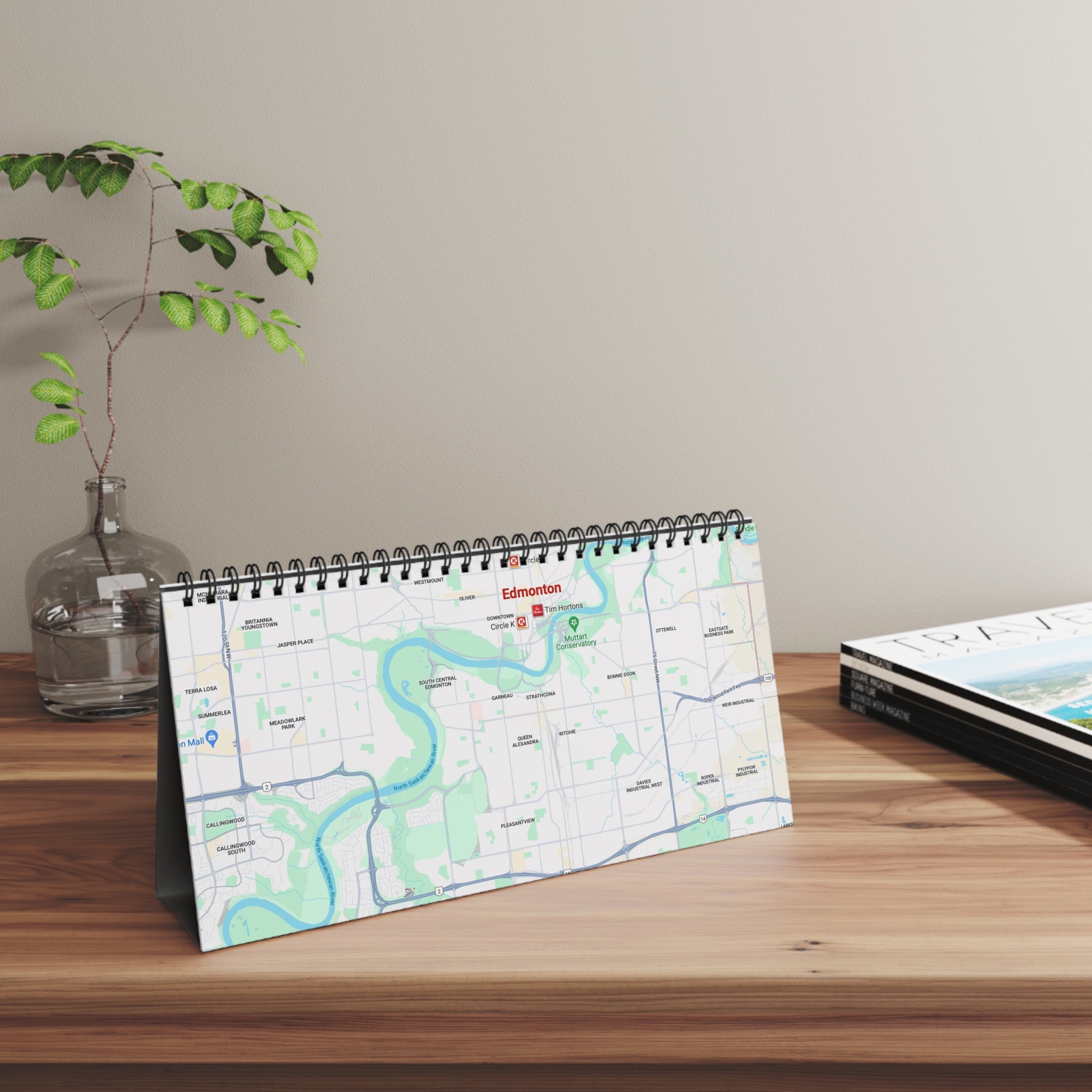 2024 Canadian Cities Calendar - Illustrated Map Cover, Monthly Wall ...